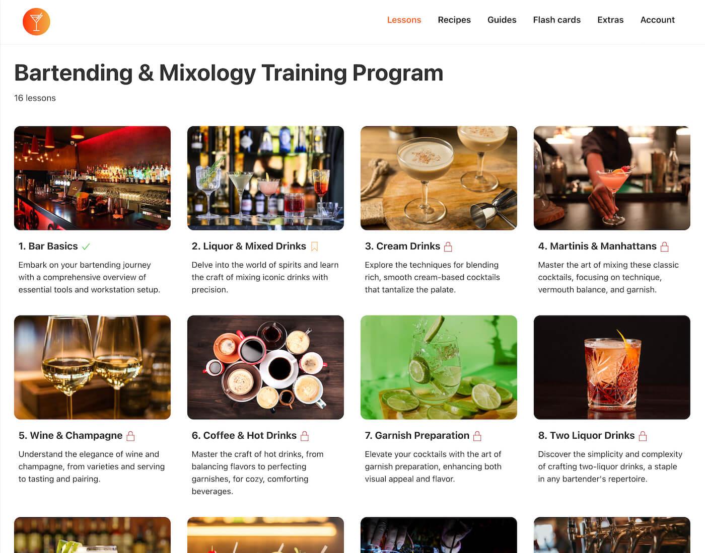 Online Bartending Course | Mixology & Cocktail Training Online